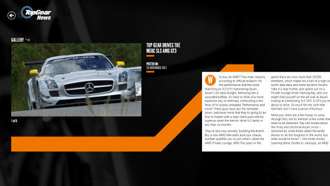 Top Gear llega a Windows 8 Top Gear llega a Windows 8